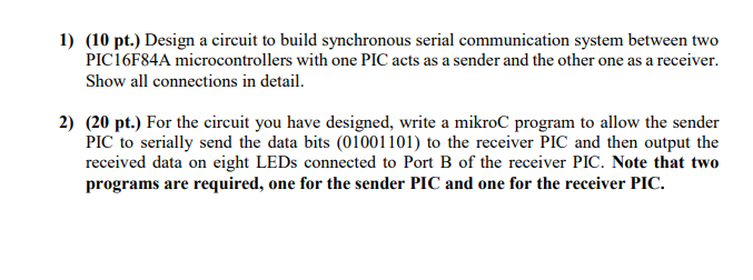 Solved 1) (10 pt.) Design a circuit to build synchronous | Chegg.com