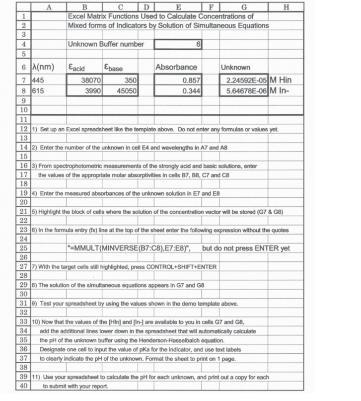 Solved 5. Calculate the pH of all three unknown solutions. | Chegg.com