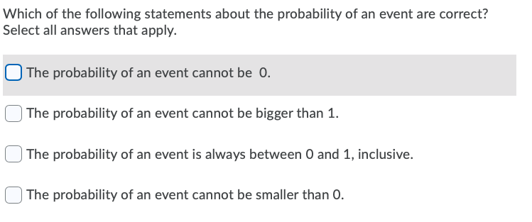 Solved Which of the following statements about the | Chegg.com