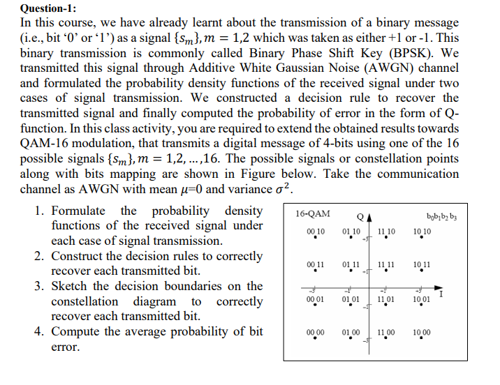 Solved Question-1: In this course, we have already learnt | Chegg.com