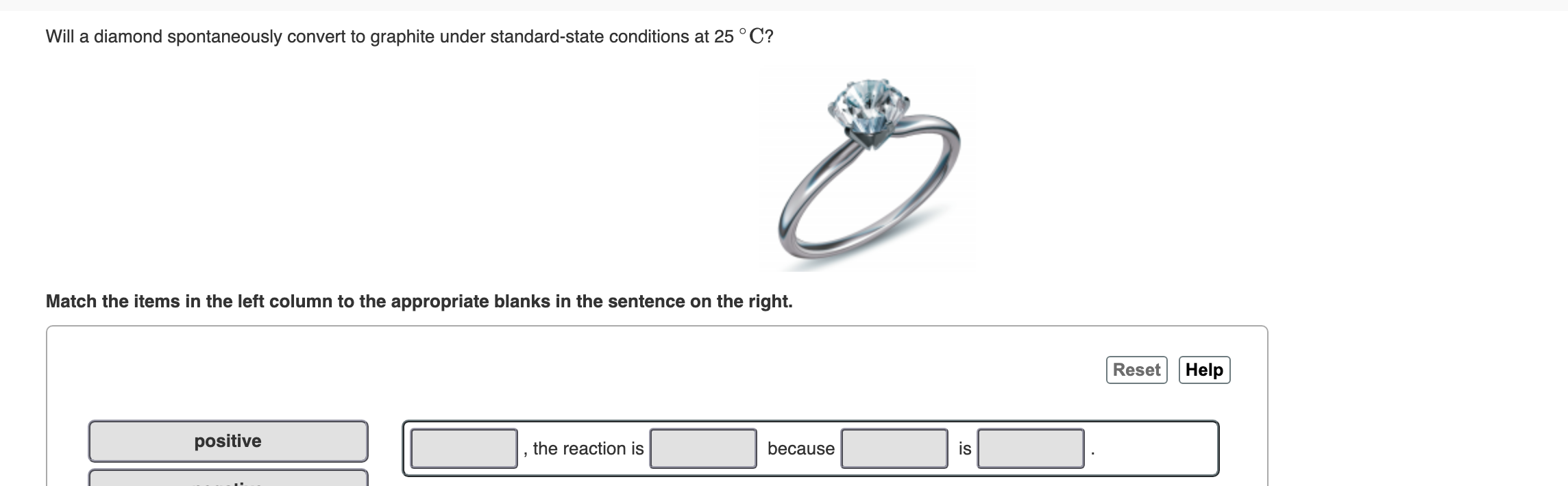 Solved Will a diamond spontaneously convert to graphite | Chegg.com