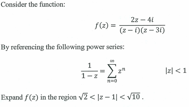 Solved Consider the function: f(z)=(z−i)(z−3i)2z−4i By | Chegg.com
