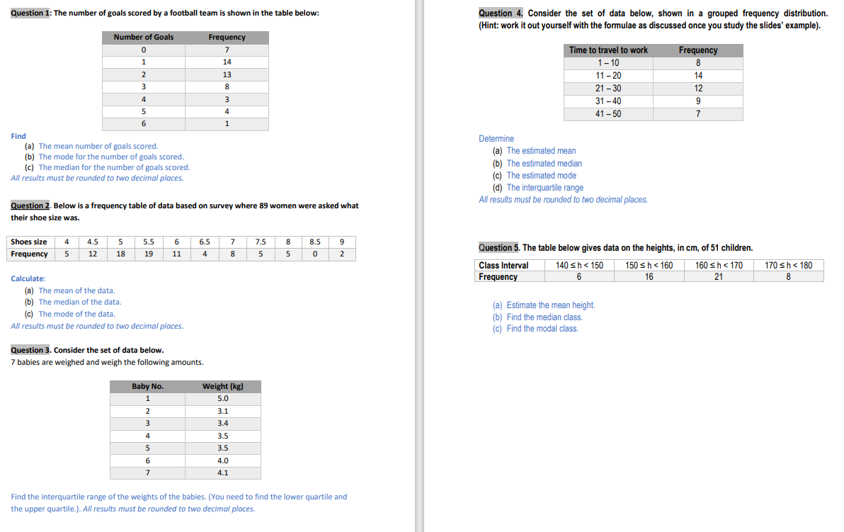 Solved Question 1: The number of goals scored by a football | Chegg.com