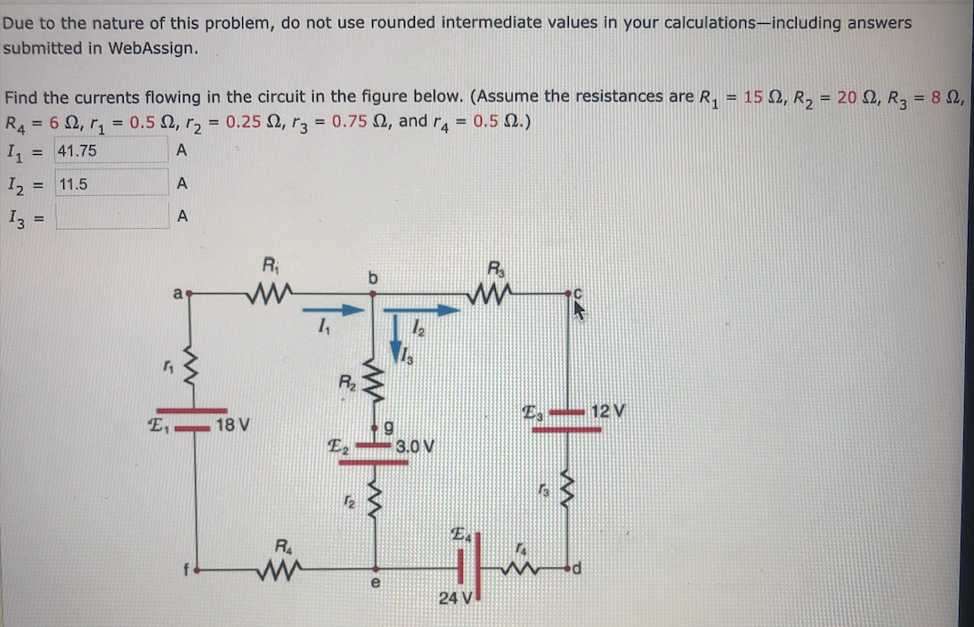 Solved Due to the nature of this problem, do not use rounded | Chegg.com