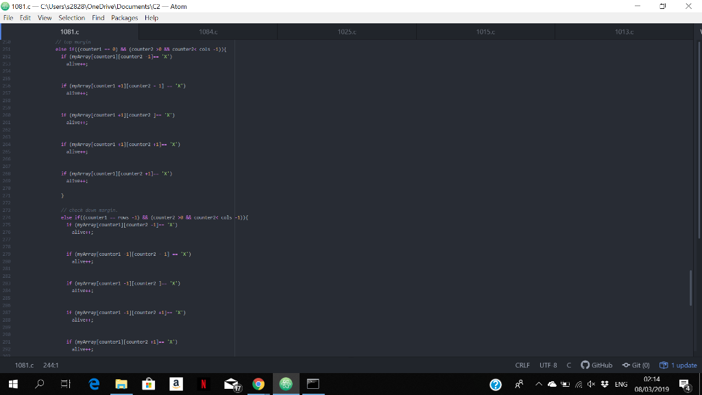 Hi, I get Runtime ERROR : Segmentation fault with my | Chegg.com