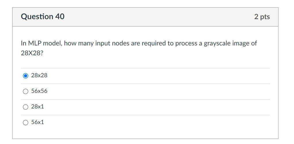 Solved In MLP model, how many input nodes are required to | Chegg.com