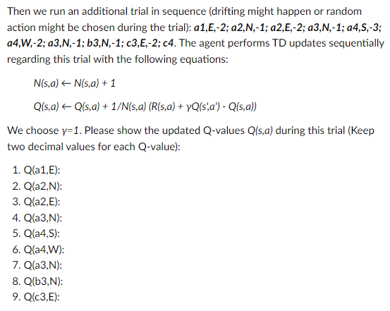 Solved Windy maze with probabilistic outcome after an | Chegg.com