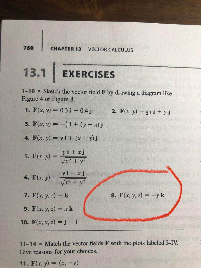 Solved 760 CHAPTER 13 VECTOR CALCULUS 13.1 EXERCISES 1-10 - | Chegg.com