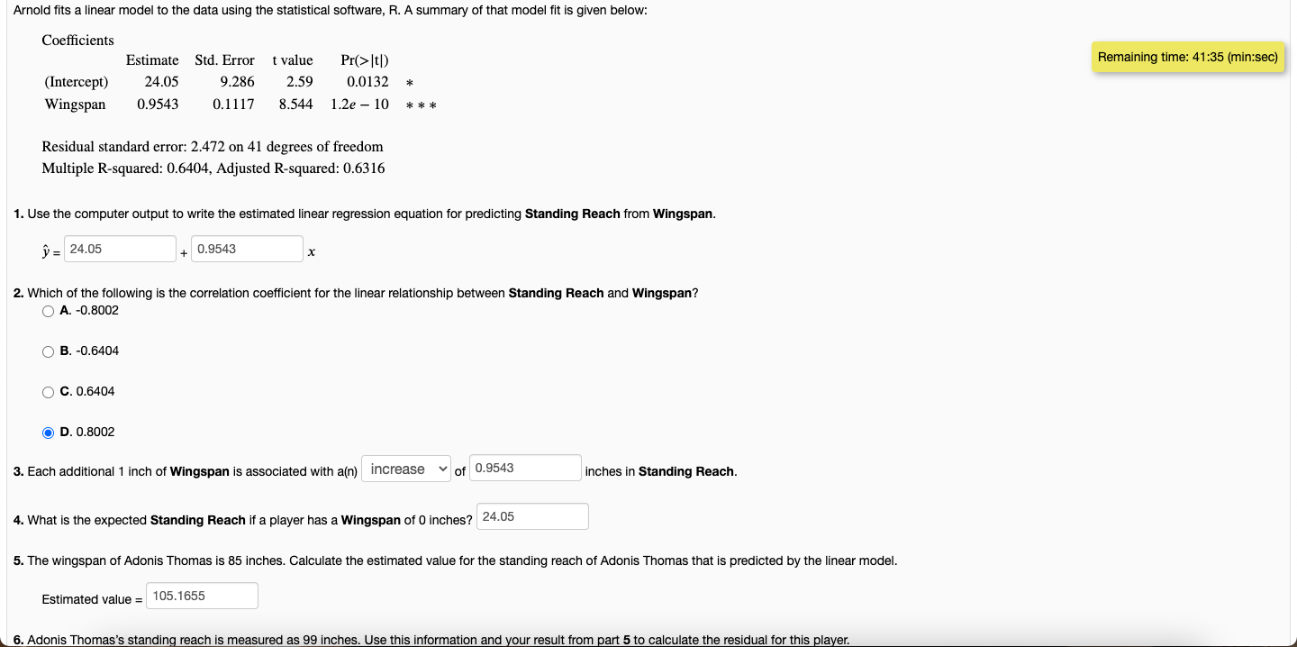 Solved Problem 5. Remaining time: 41:42 (min:sec) (14 | Chegg.com