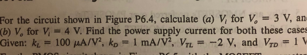 Solved 5 the circuit shown in Figure P6.4, calculate (a) | Chegg.com