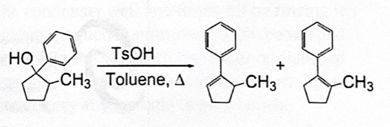 Solved HO TsOH CH3 Toluene, a CH3 | Chegg.com