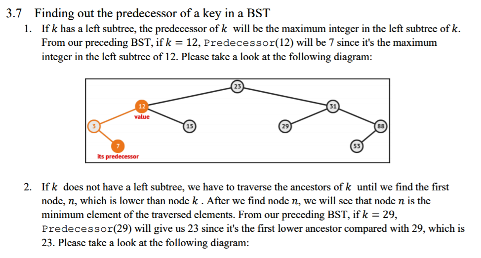 Solved 3.1 Create a BST in C++ Create the files BSTNode.h | Chegg.com
