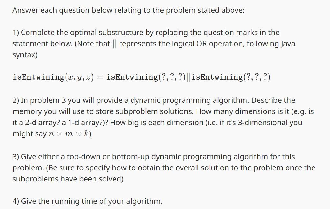 Solved Answer the following questions on your own paper and | Chegg.com