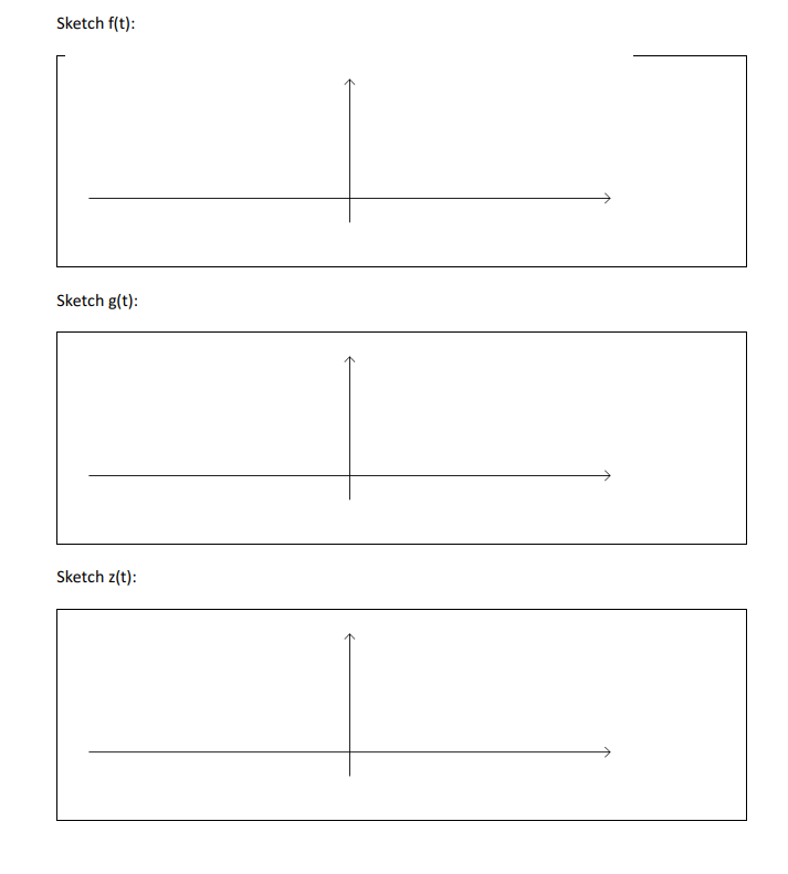 Solved Define: otherwise Let: f(t) = (23) g(t) = 2 e-(t-1) | Chegg.com