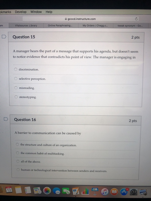 Solved okmarks Develop Window Help gcccd.instructure.com | Chegg.com