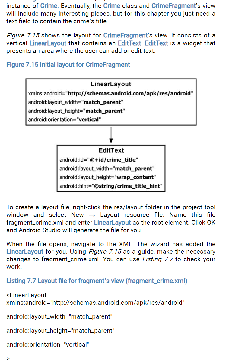 Advanced Android Programming Project 1: Detail Page | Chegg.com