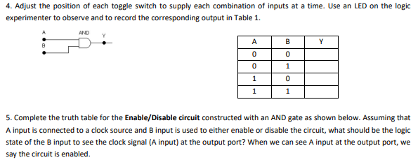 Solved 4. Adjust the position of each toggle switch to | Chegg.com