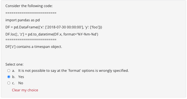 Solved Consider The Following Code Import Pandas As Pd Df 1505