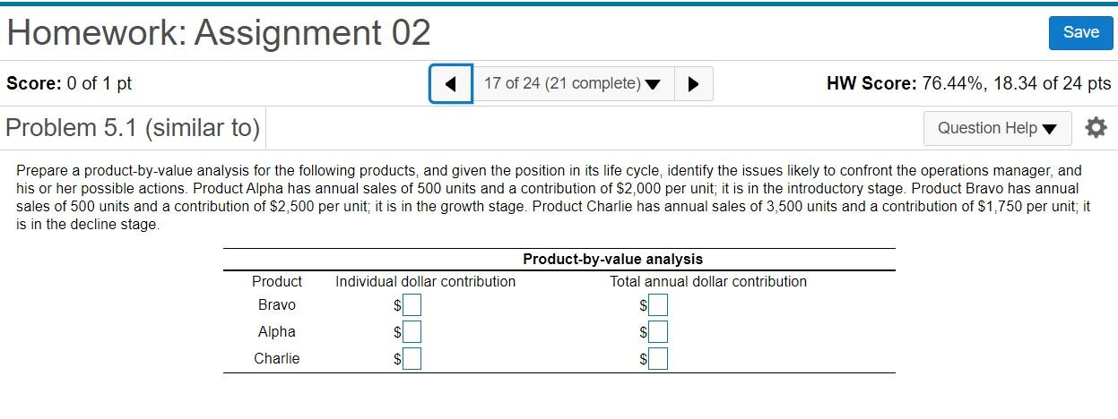 Solved Homework Assignment 02 Save Score 0 Of 1 Pt 17 Of