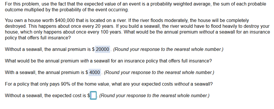 Solved For this problem, use the fact that the expected | Chegg.com
