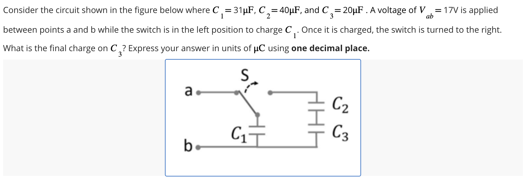 Solved Once it is charged, the switch is turned to the | Chegg.com