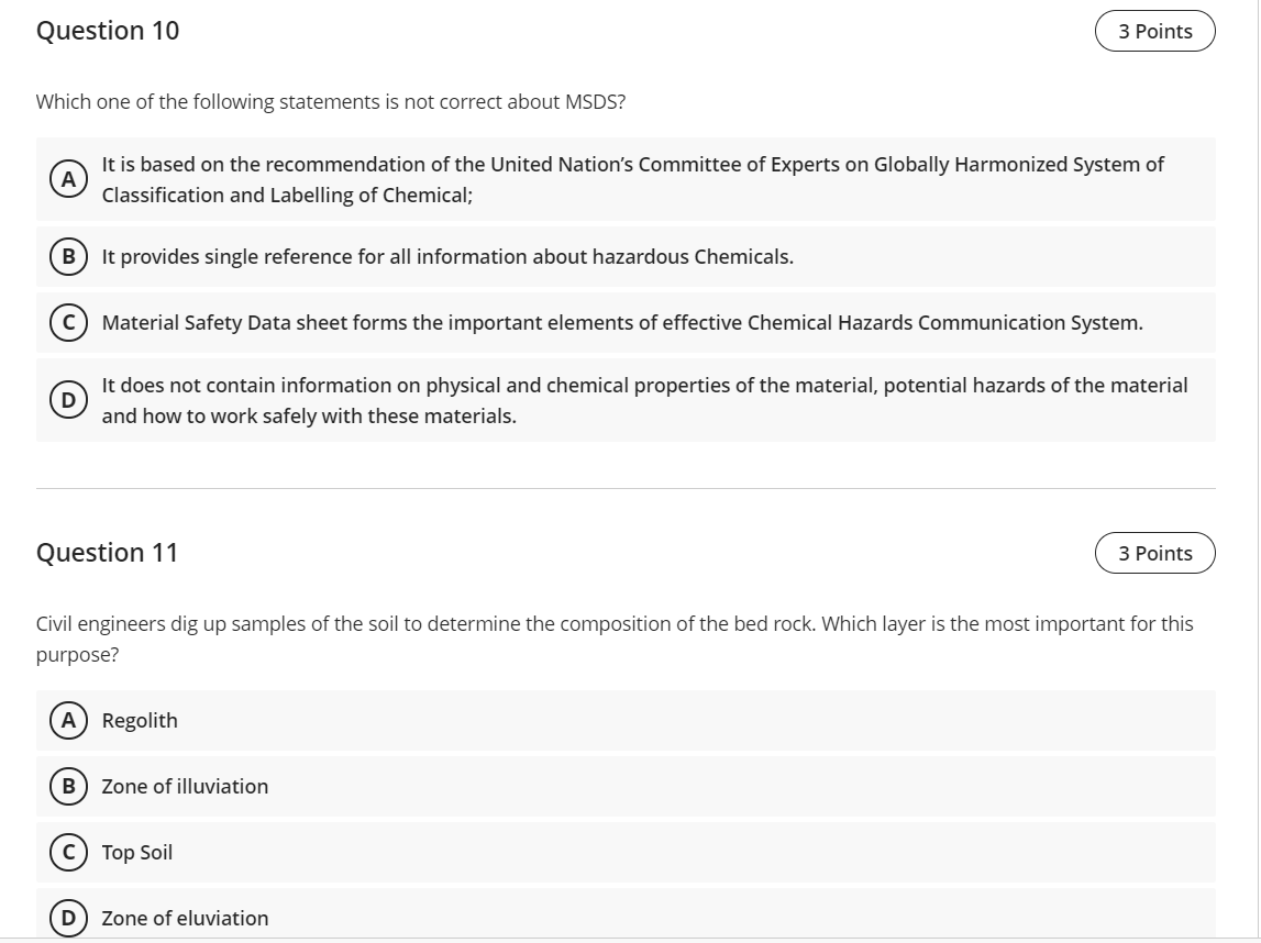 Solved Question 5 3 Points Which of these are considered | Chegg.com