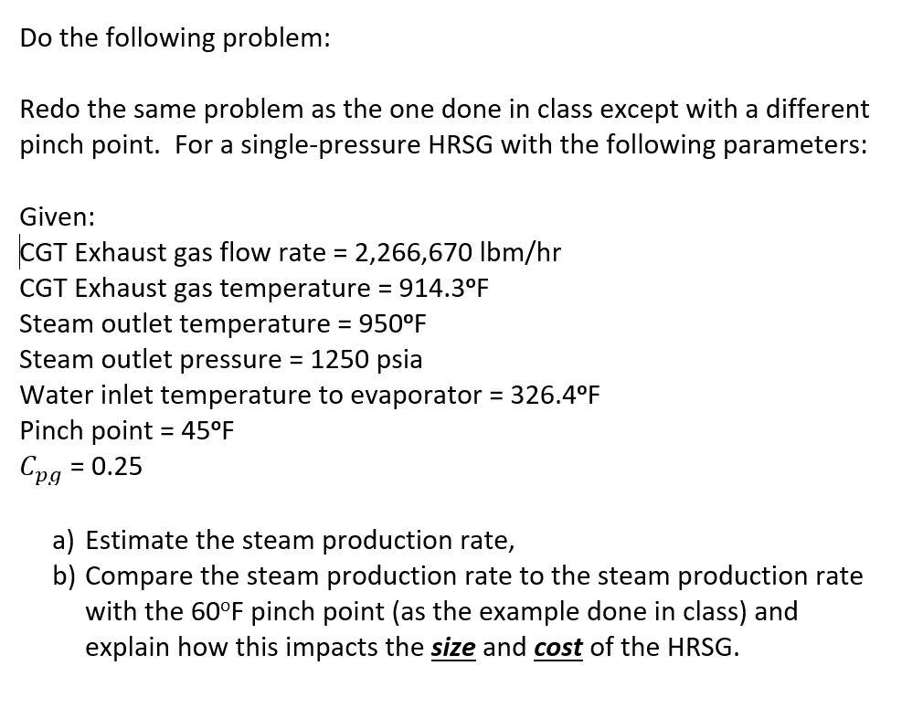 Do the following problem: Redo the same problem as | Chegg.com