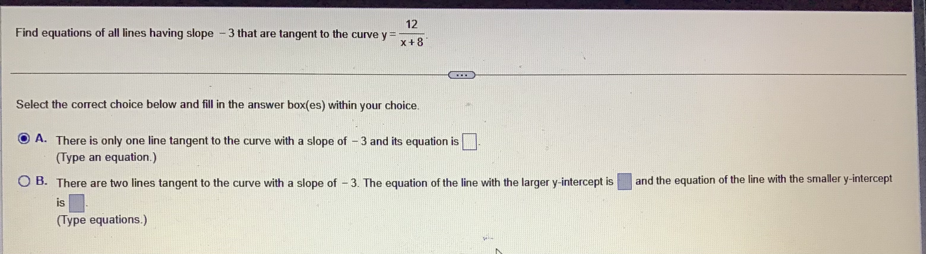 Solved Find equations of all lines having slope -3 that are | Chegg.com