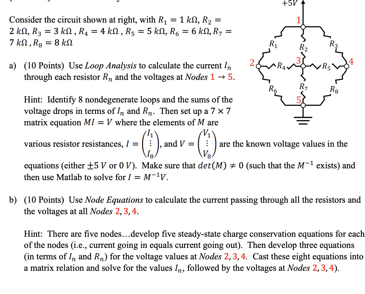 Solved Consider the circuit shown at right, with R1=1kΩ,R2= | Chegg.com