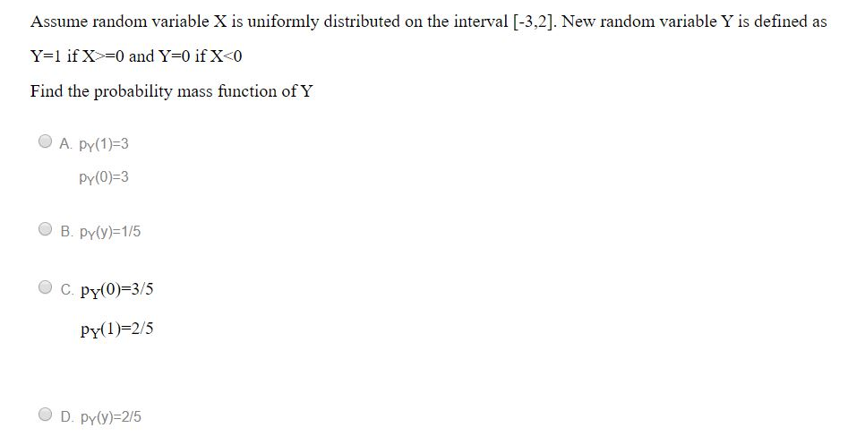 Solved Assume random variable X is uniformly distributed on | Chegg.com