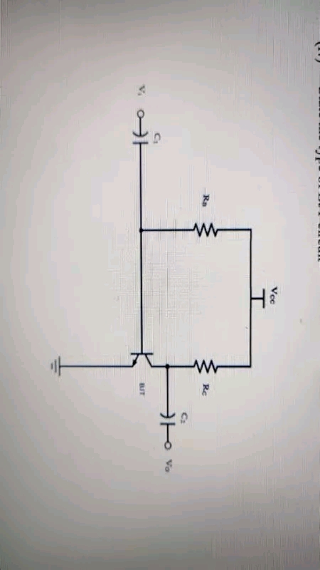 Solved F) BJT circuit configuration is shown in figure | Chegg.com