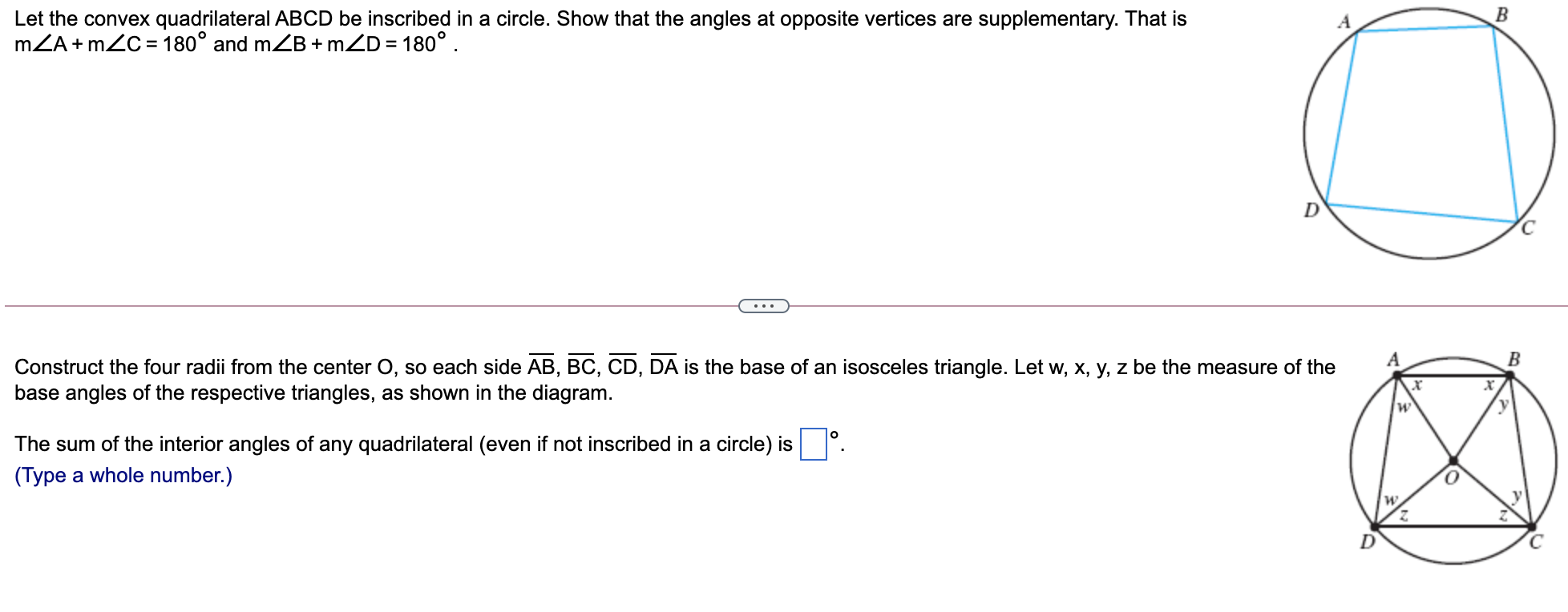 Solved B Let the convex quadrilateral ABCD be inscribed in a | Chegg.com