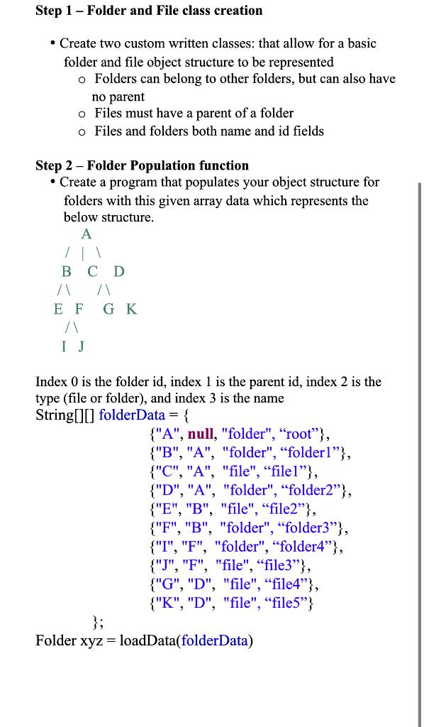 Solved - Create two custom written classes: that allow for a | Chegg.com