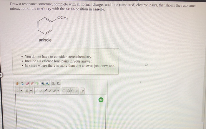 Solved Draw a resonance structure, complete with all formal | Chegg.com