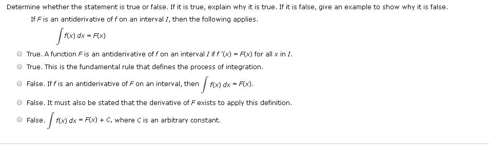 Solved Determine whether the statement is true or false. If | Chegg.com