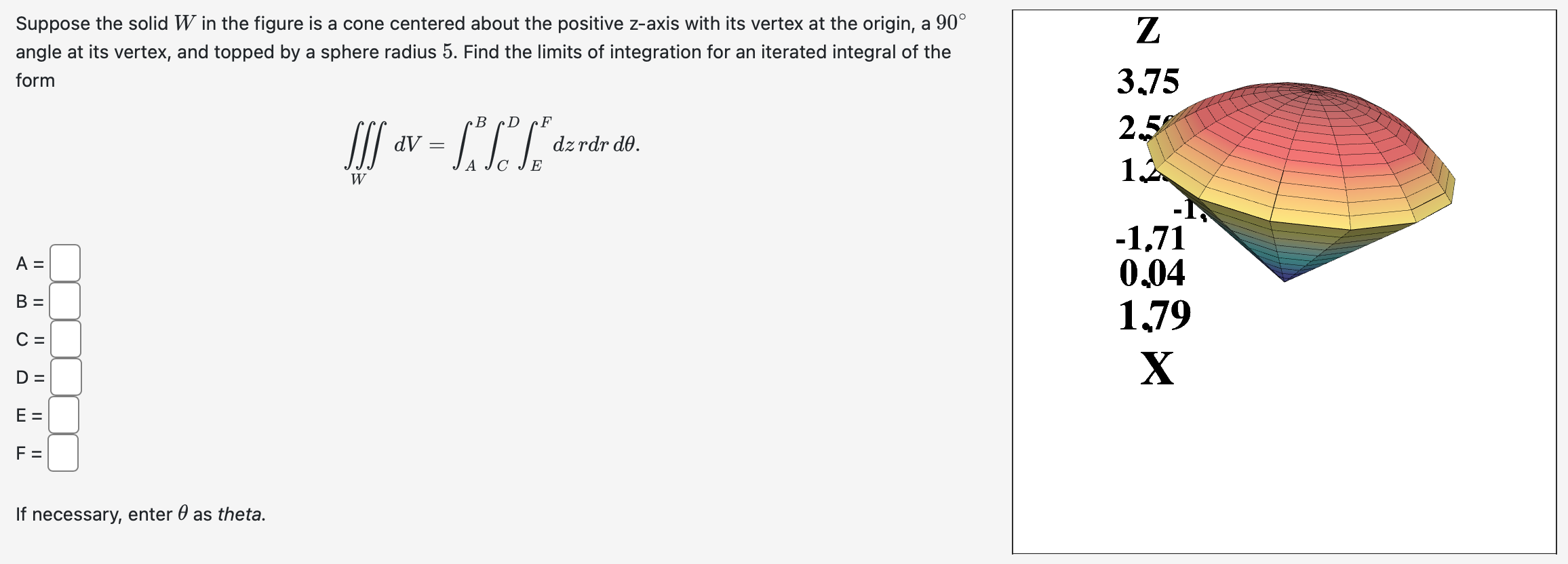 Solved Y coordinate is from -1.76 to 1.76, 0 is center of | Chegg.com