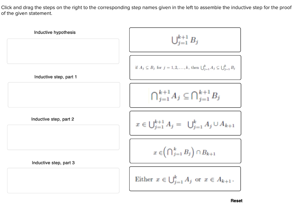 Solved Click and drag the steps on the right to the | Chegg.com