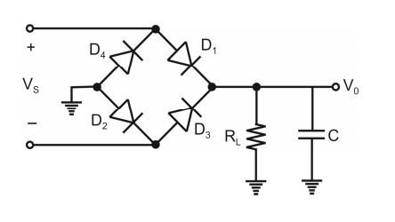 Solved A bridge-type full-wave rectifier is available, with | Chegg.com