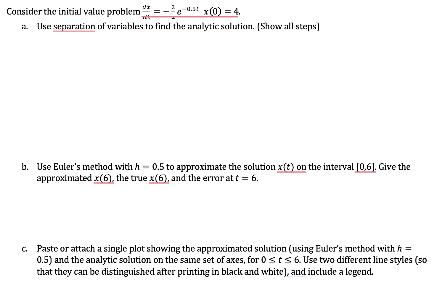 Solved Consider the initial value problem | Chegg.com