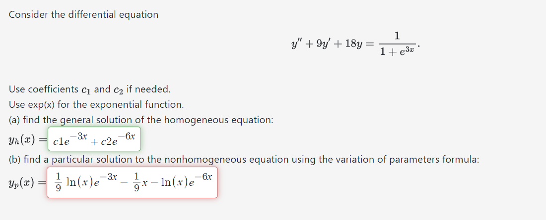 Solved Consider the differential equation | Chegg.com