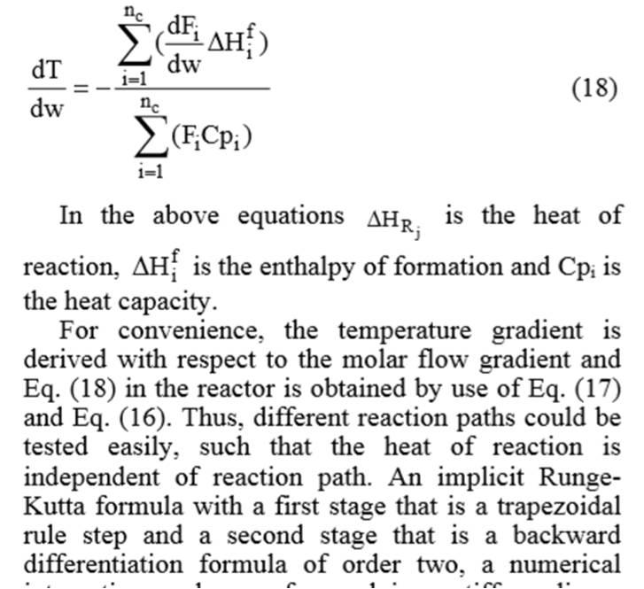 ΣΤΗ ΔΗ) ) dw dT dw (18) (FCp;) In the above equations | Chegg.com