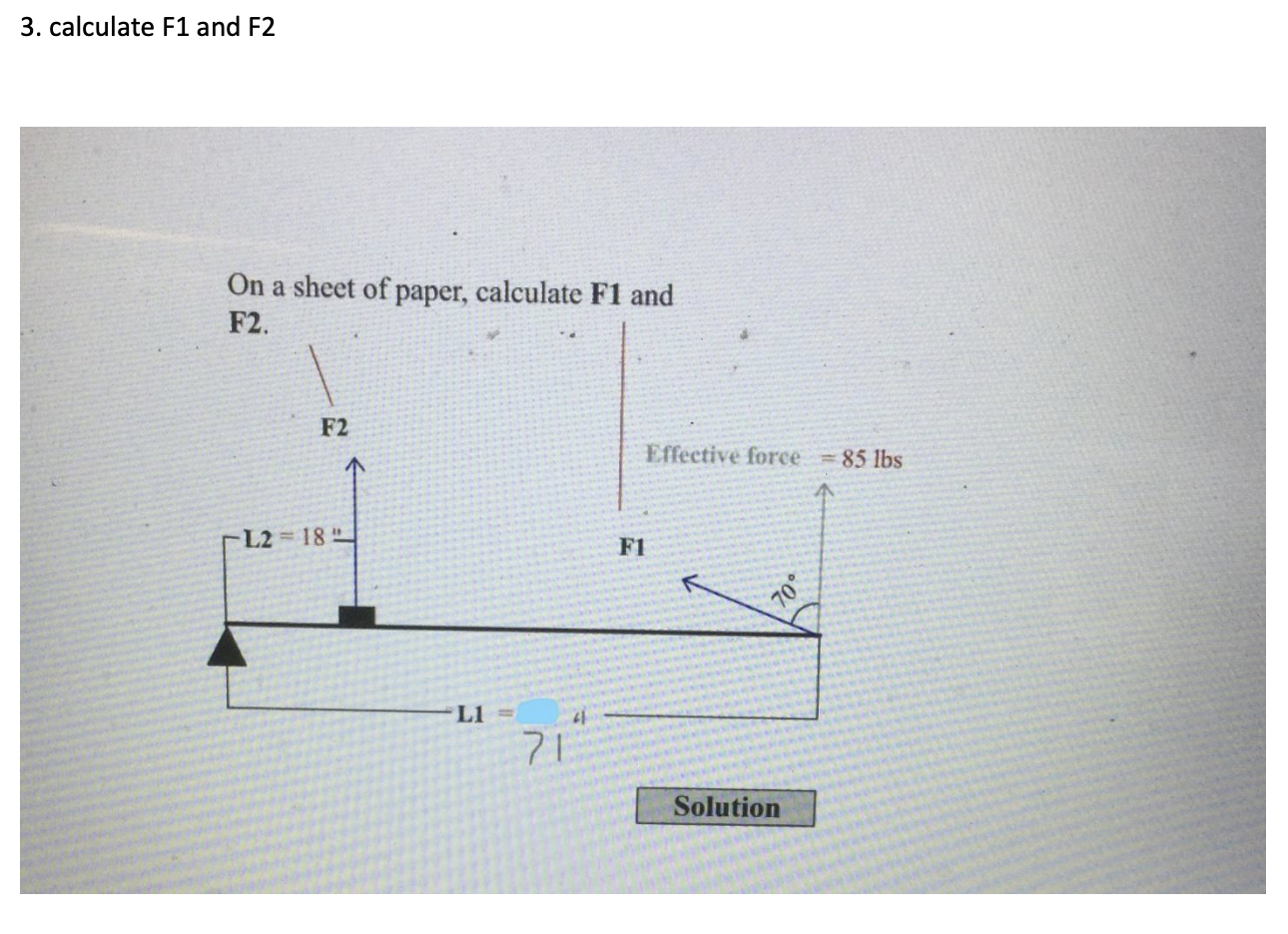 Solved !. calculate F22. Calculate F1 Unless you had a | Chegg.com