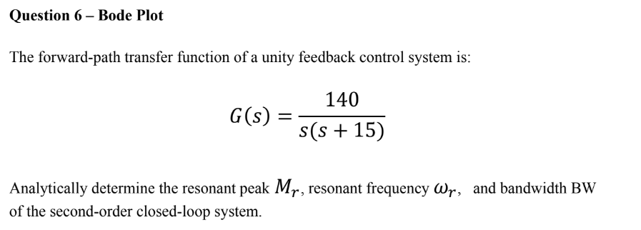 The forward-path transfer function of a unity | Chegg.com