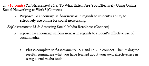 Solved 2. (10 points) Self-Assessment 15.1: To What Extent | Chegg.com