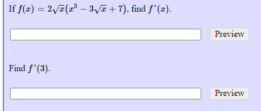 Solved Let f(x) = – 2 cos x + 5 tan x f'(x) = f' () = If | Chegg.com