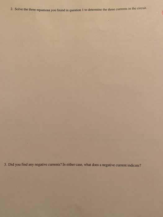Solved Lab 4: Kirchhoff's Rules Prelab Exercise: Consider | Chegg.com