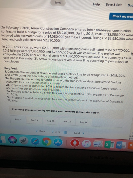 Solved Saved Help Save &Exit Sub Check my worl On February | Chegg.com