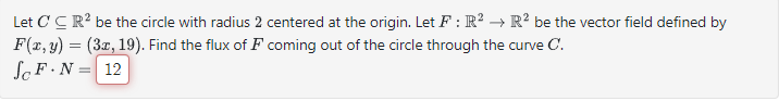 Solved Let C⊆R2 be the circle with radius 2 centered at the | Chegg.com
