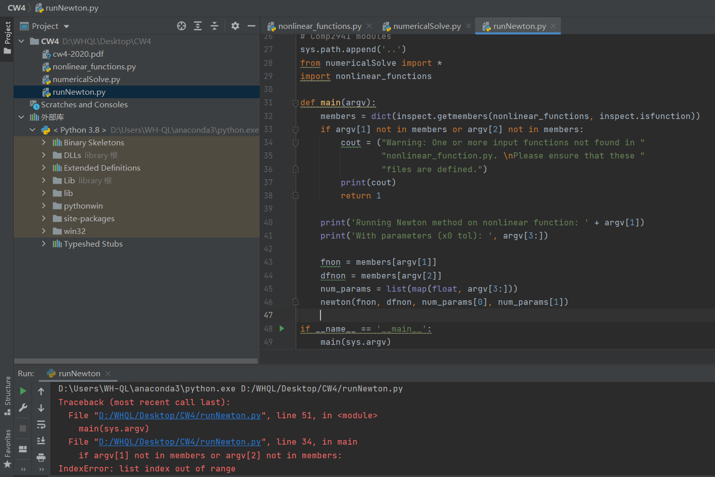 Solved This is python with NumPy. How to change the codes | Chegg.com