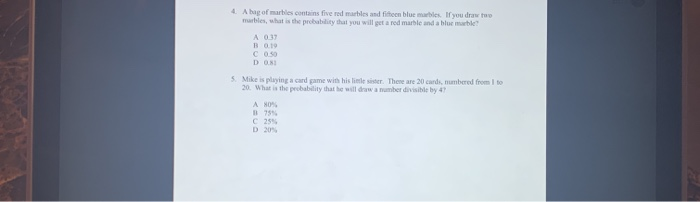 Solved You roll two six-sided fair number cubes. What is the | Chegg.com